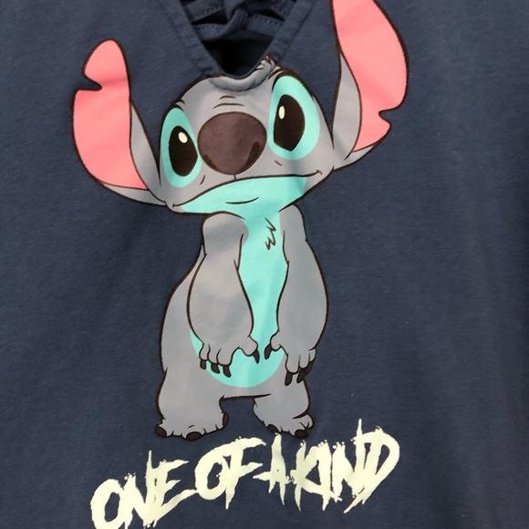 Disney | Tops | Stitch Crop Tshirt | Poshmark